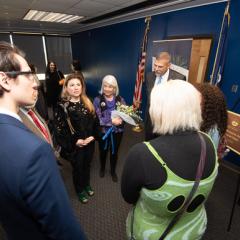 University Dedicates Virginia Rosanne Amato Memorial Patio | The ...